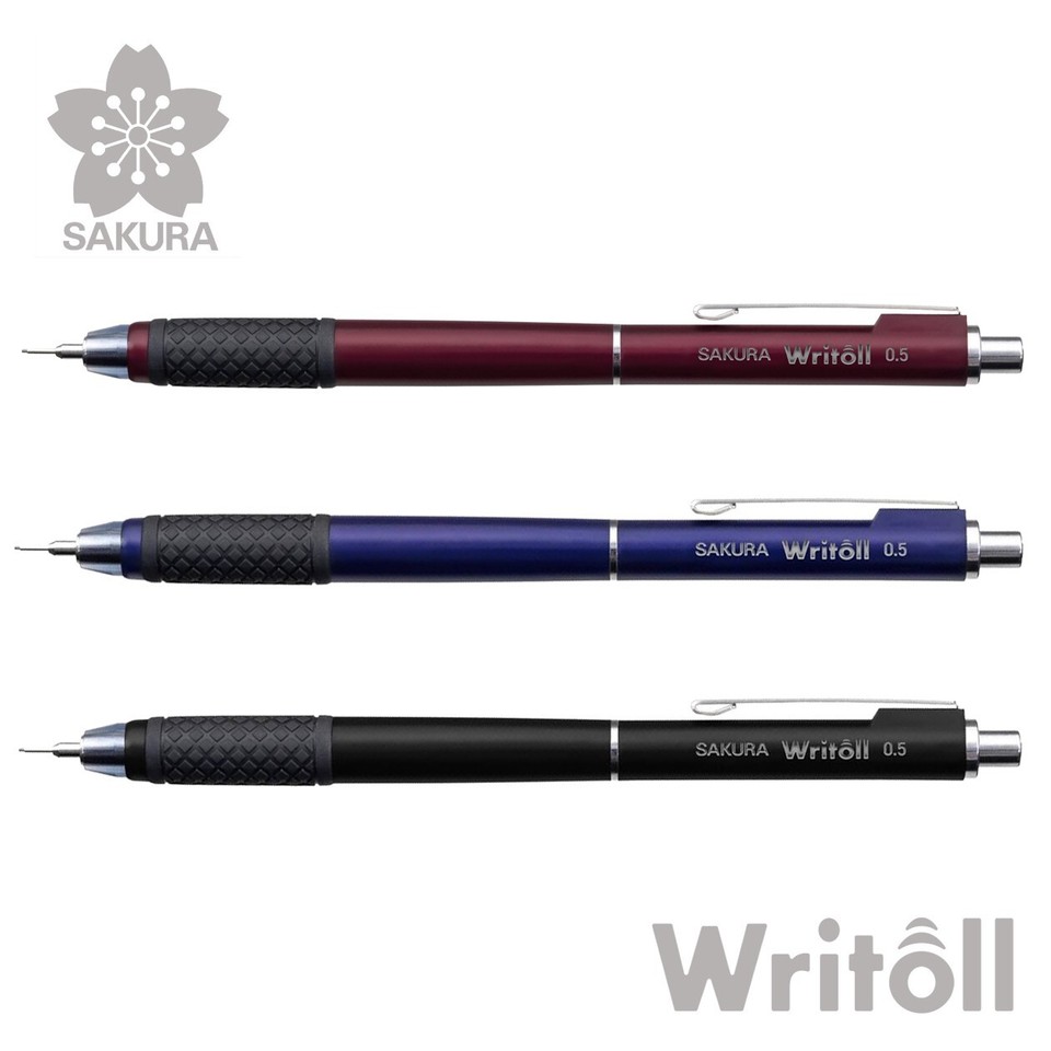 SAKURA Writoll Double Knock Mechanical Drafting Pencil 0.5mm Made in ...