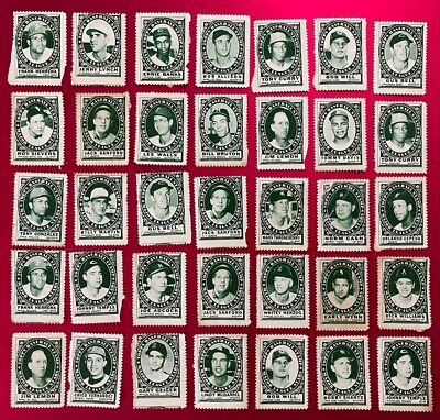 1961 TOPPS BASEBALL STAMP LOT USED REMOVED FROM BOOKLET VG GOOD FILLERS ...