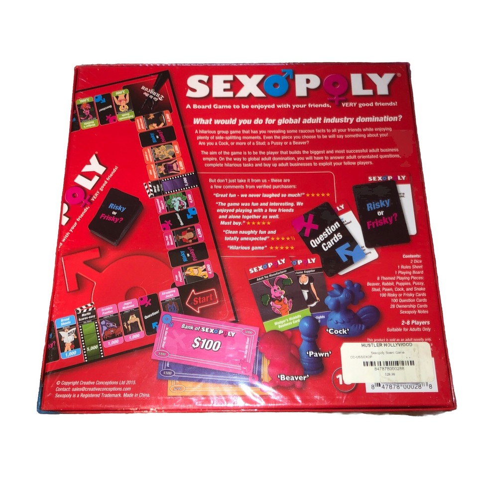 NEW Sexopoly Sex Game Adult Board Games for Lovers Foreplay Creative Conceptions | eBay