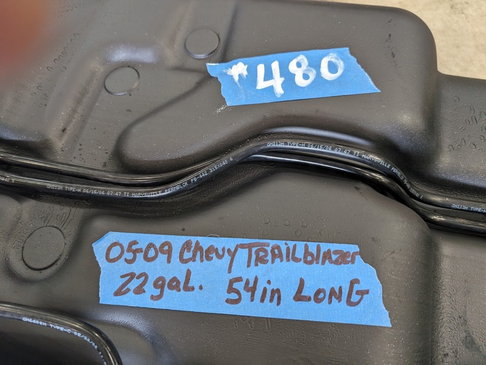 05 06 07 08 09 Chevy Trailblazer Fuel Gas Tank (tank is 54 Long) 22 gal ...