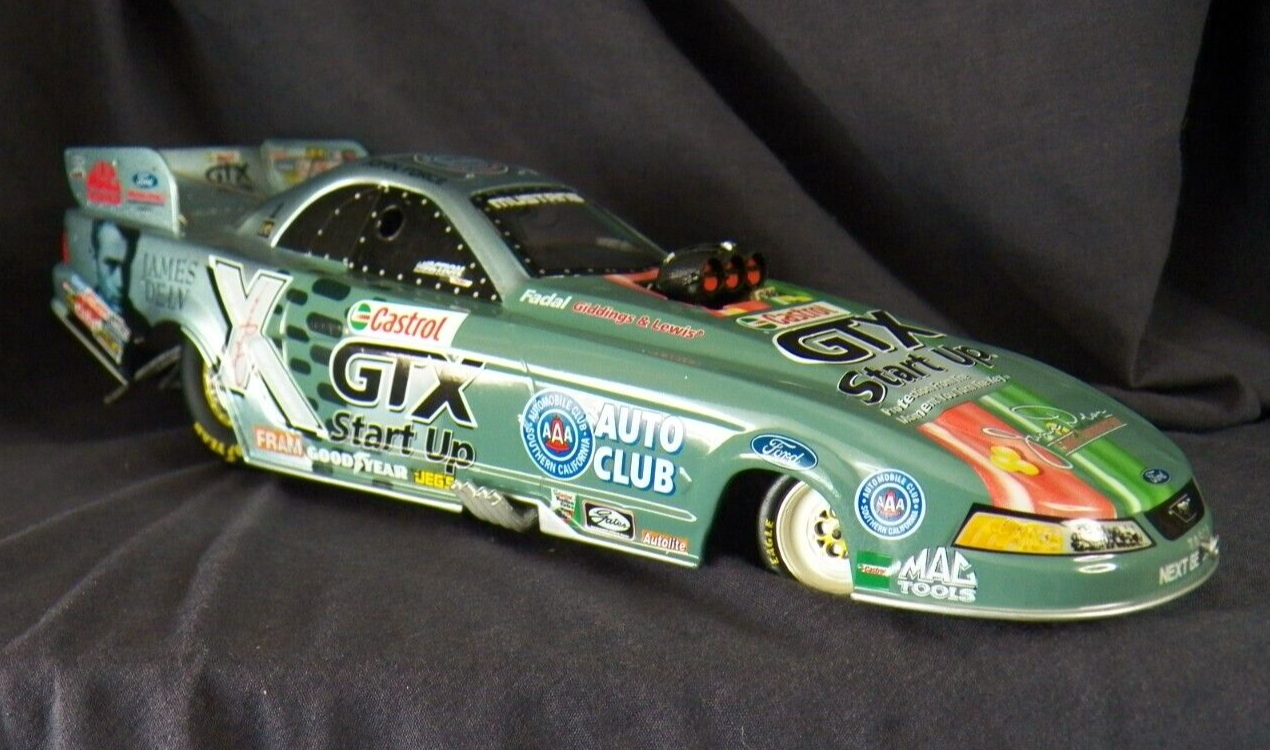 NHRA 2005 John Force & James Dean 50th Anniversary funny car 1:24 ...