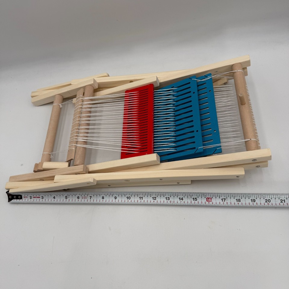 Loomsy Wooden Multi-Craft Hand-Knitting Loom Weaving Machine 27 x 38.5 ...