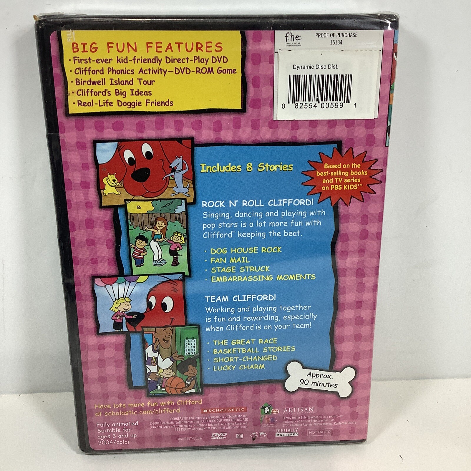 Clifford the Big Red Dog - Team Clifford / Rock N Roll Clifford (DVD ...
