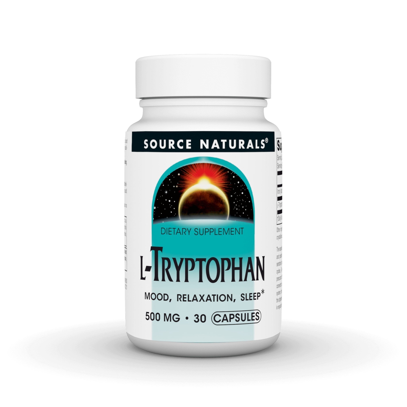 Source Naturals L-tryptophan 500 MG Capsule 30 Count for sale online | eBay