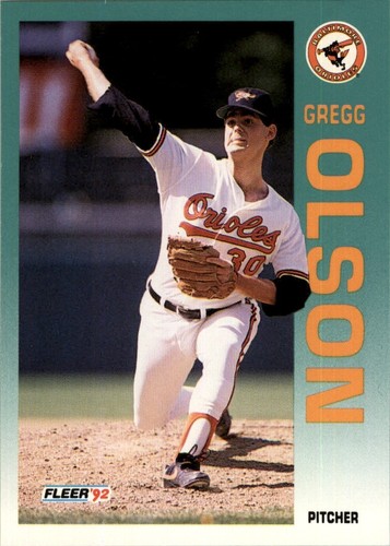 1992 Fleer MLB Gregg Olson #21 | eBay