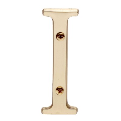 Letter "I" House Letters Solid Bright Brass 3" | Renovator's Supply | eBay
