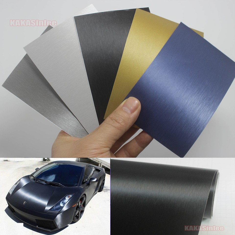 Sample Center Car Chameleon Satin Chrome Pearl Metal Vinyl Wrap PVC ...