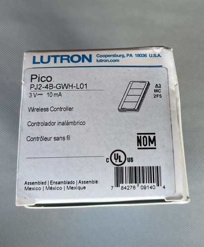 Lutron PJ2-4B-GWH-L01 PICO WIRELESS KEYPAD 4 BUTTON WHITE | eBay