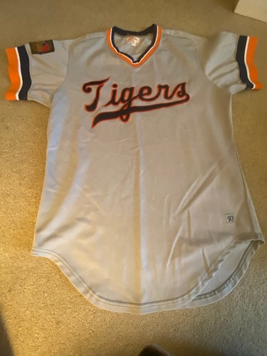LOU WHITAKER GAME? WELL WORN? JERSEY 1993 DETROIT TIGERS HOF w/ 125th ...