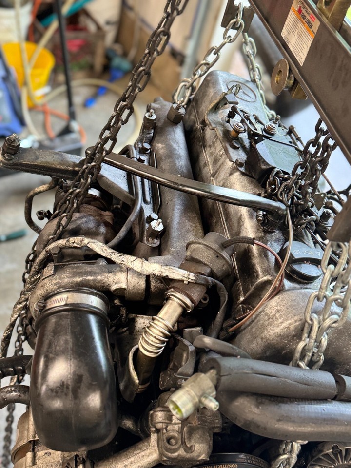 Mercedes-Benz 300TD Wagon OM617 Engine w/Turbo,Full Intake&,Injector ...