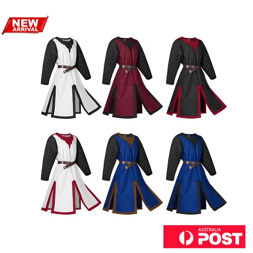 knights templar costume Tunic Medieval Renaissance Pirate Viking ...