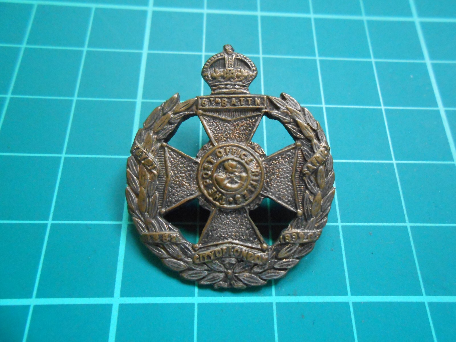 POST OFFICE RIFLES 6th Batt first war London Regiment sweetheart brooch ...