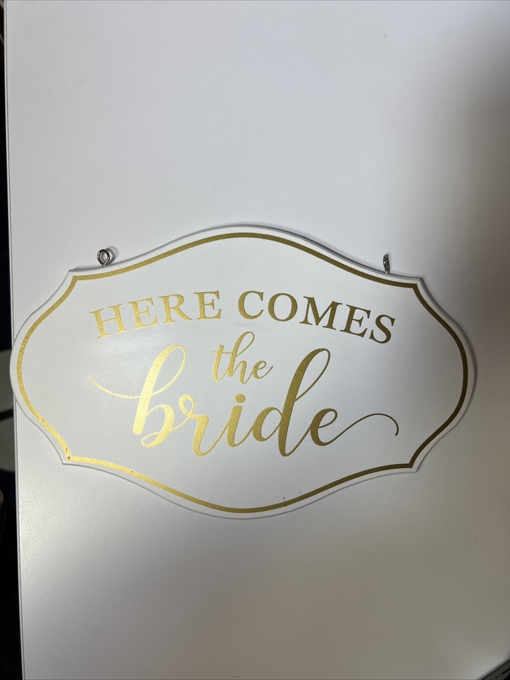 Here comes the bride sign | eBay