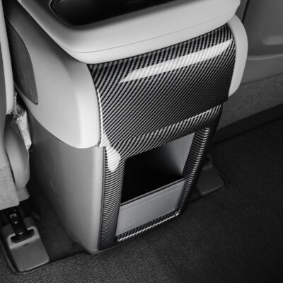 For Kia EV9 Carbon Fiber Style Rear Air Condition Vent Outlet Cover ...