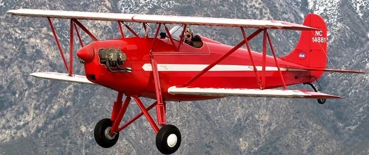 Rose Parrakeet Biplane