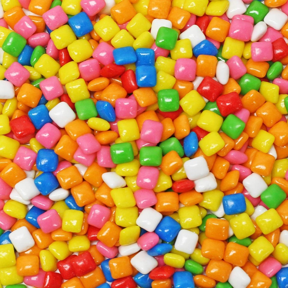Mini Chiclets Gum - 3 Pounds - Fruity Tabs Chicklets - Gumball Candy M ...
