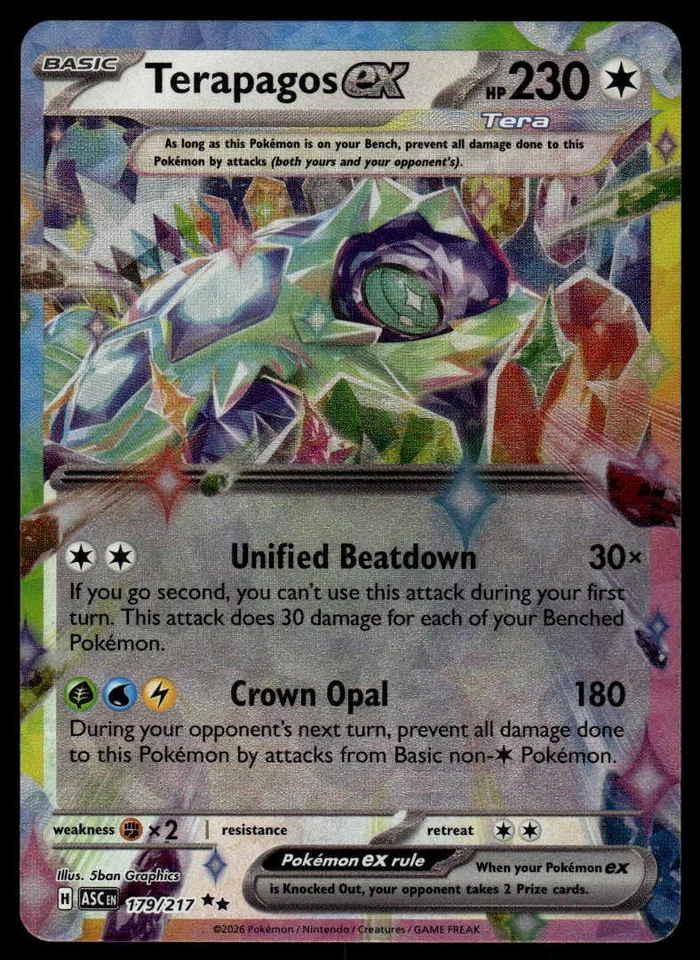 Terapagos Ex 128/142 Prize Pack Series Cards for sale | eBay
