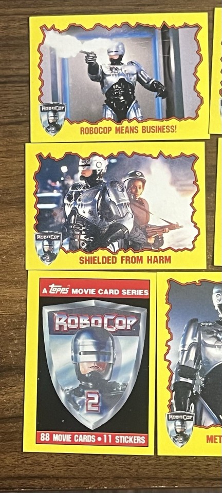 Trading Cards RoboCop 2 Card Lot of 9 Vintage 1990 | eBay