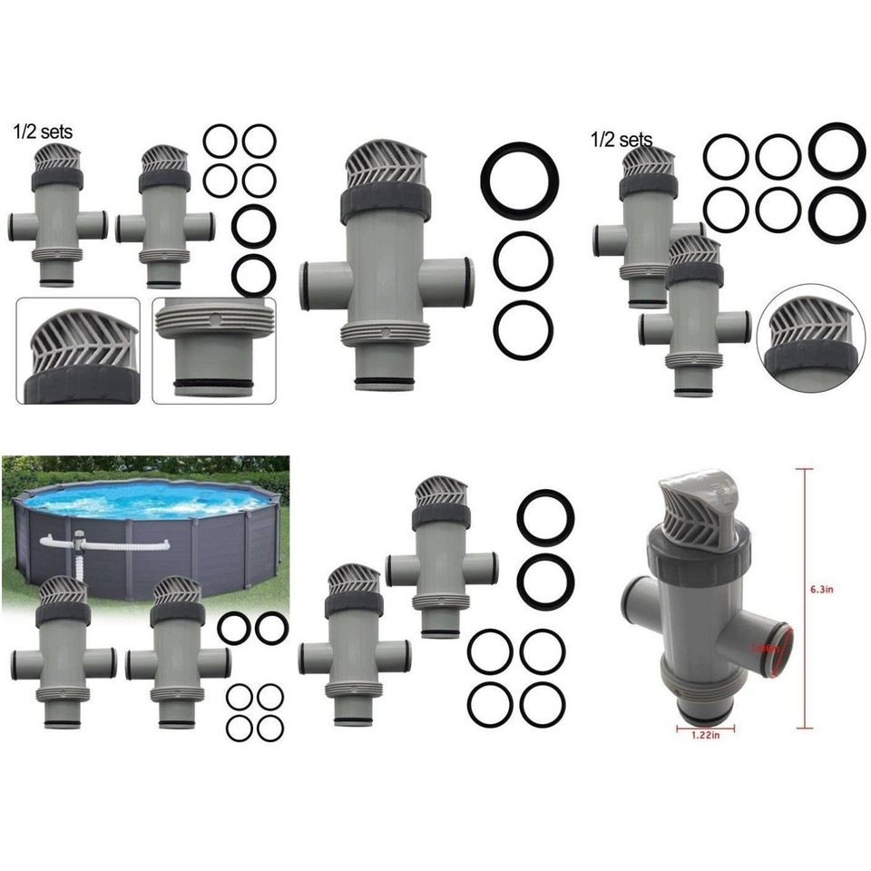 Dual Split Hose Valve Plunger Valve Pool Maintenance Essential Pool ...
