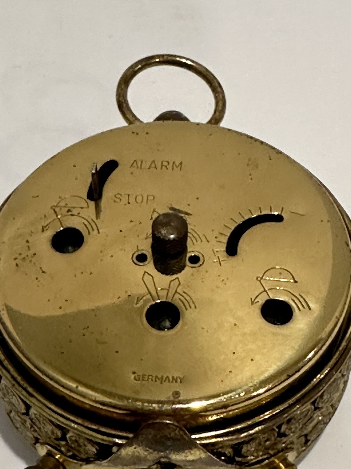 Vintage Forestville West Germany Brass Alarm Clock. Not Working. | eBay