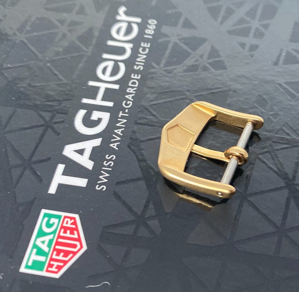 TAG Heuer Gold plated Steel 16mm Buckle Genuine | eBay