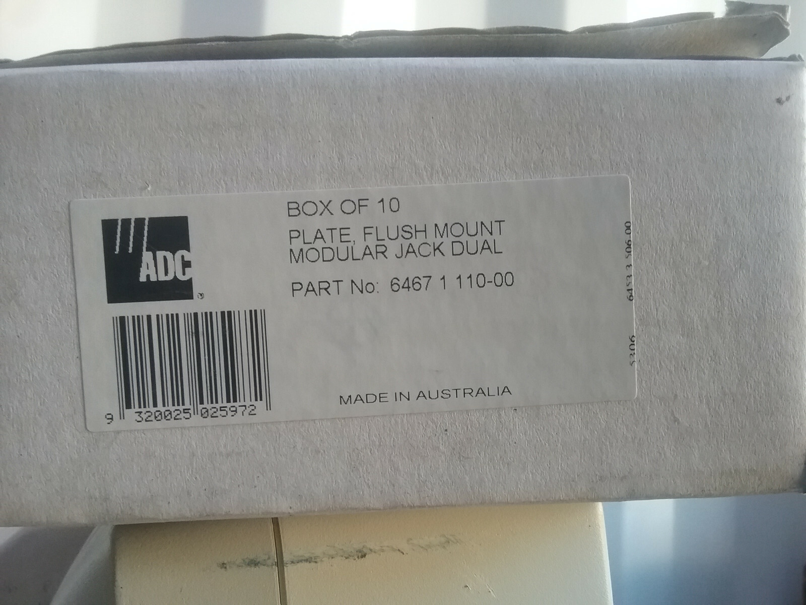 64671110-00 KRONE ADC Faceplate Flush Mount Modular Jack, Dual (10 ...