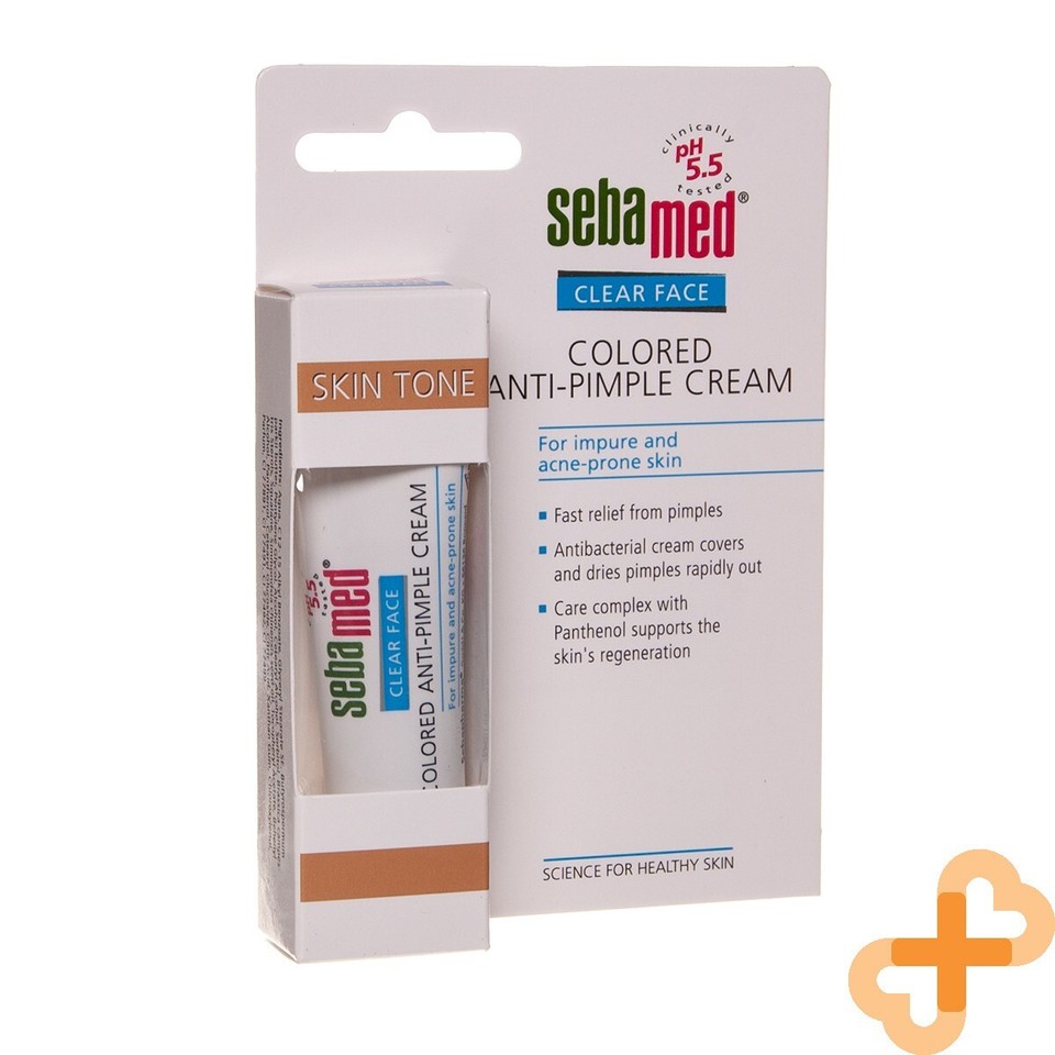 SEBAMED CLEAR FACE Coloured Anti-Pimple Cream Covers and Clears Pimples ...