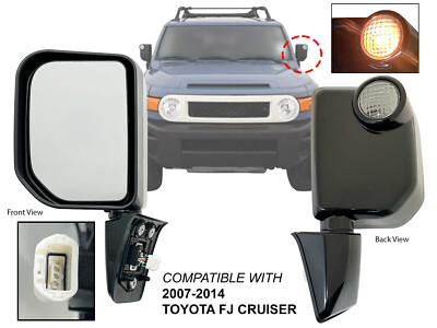 For Rear View Mirror 2007-2014 TOYOTA FJ CRUISER with Signal Light ...