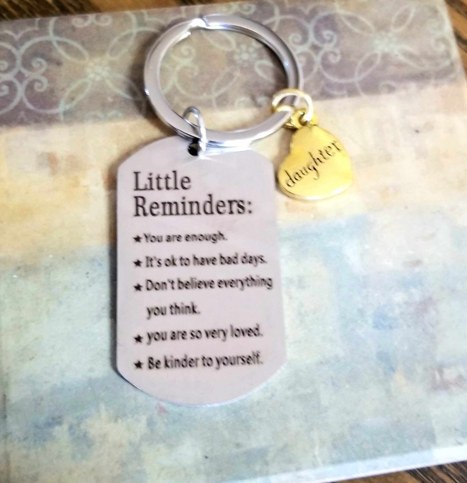 Daughter Keychain, Daughter Inspirational Gift, Daughter Gift, Daughter ...