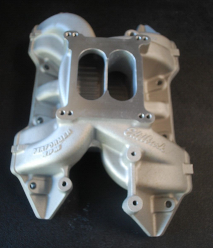BIG BLOCK MOPAR 383 400 EDELBROCK PERFORMER RPM INTAKE MANIFOLD #7186 ...