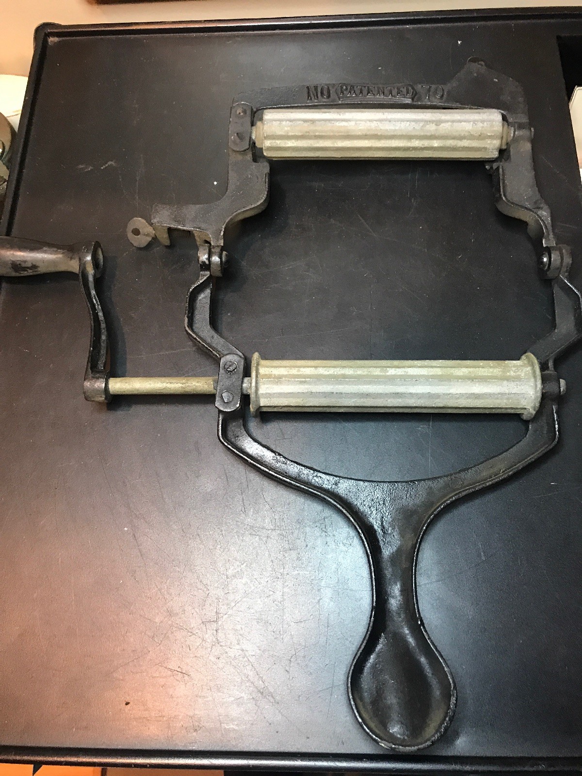 Antique Cast Iron Fluting/crimping Machine. Patented #70. City Of New ...