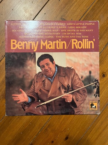 Benny Martin Rollin' 1975 Vinyl LP LLC-4003 VG+/VG | eBay
