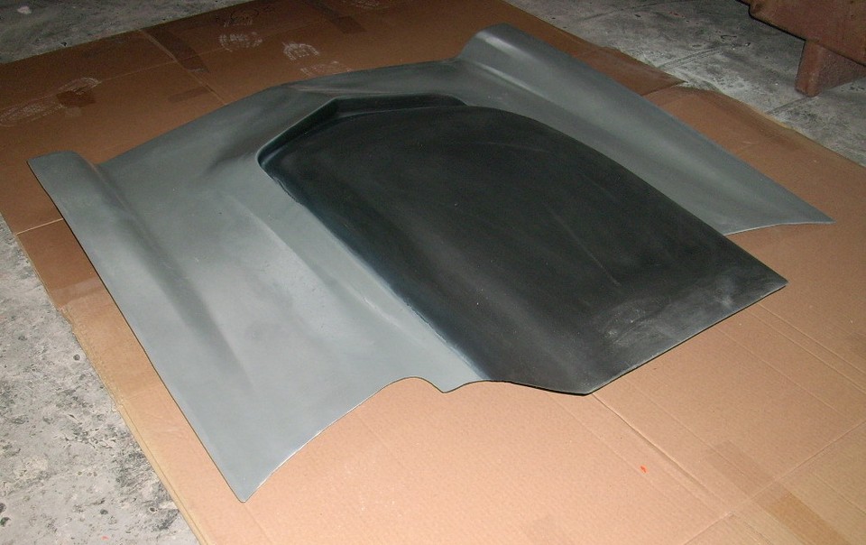 1971-1977 Chevrolet Vega Showcars L88 6" Cowl Hood Fiberglass Pin-on (H ...