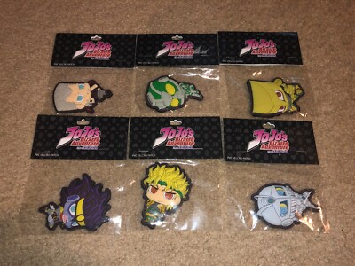 Lot of 6 JoJo's Bizarre Adventure The Animation PVC Patch *NEW!* | eBay