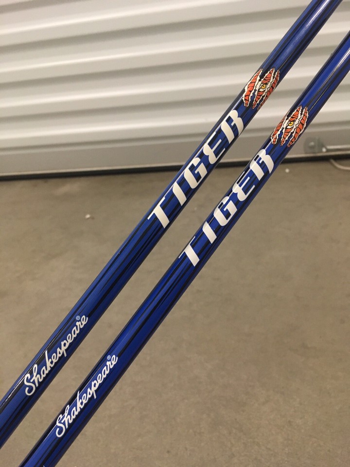 2 Shakespeare Tiger Spinning Rods 7’ Fresh/Saltwater Catfish/Trolling ...