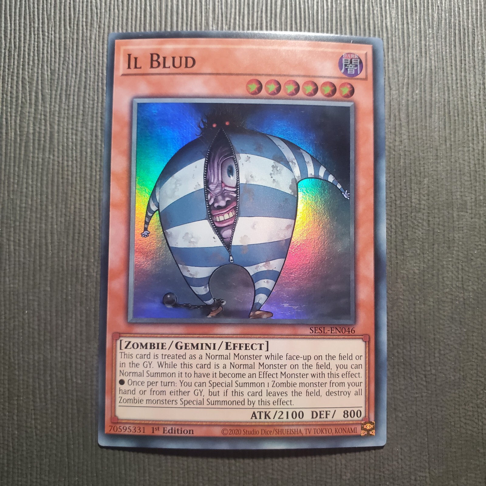 Il Blud SESL-EN046 Super Rare 1st Edition MP Yugioh Secret Slayers | eBay