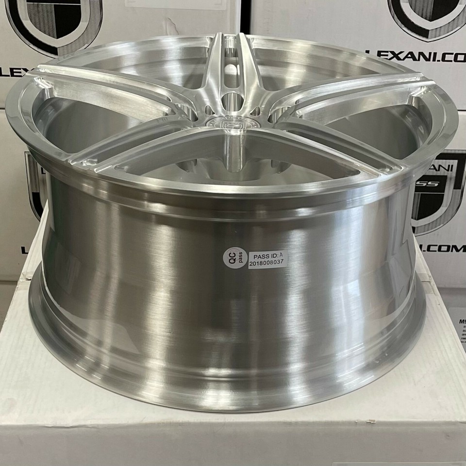 Lexani M951 Silver Corvette C6 C7 Narrow body 6061 All Full Forged 19 ...