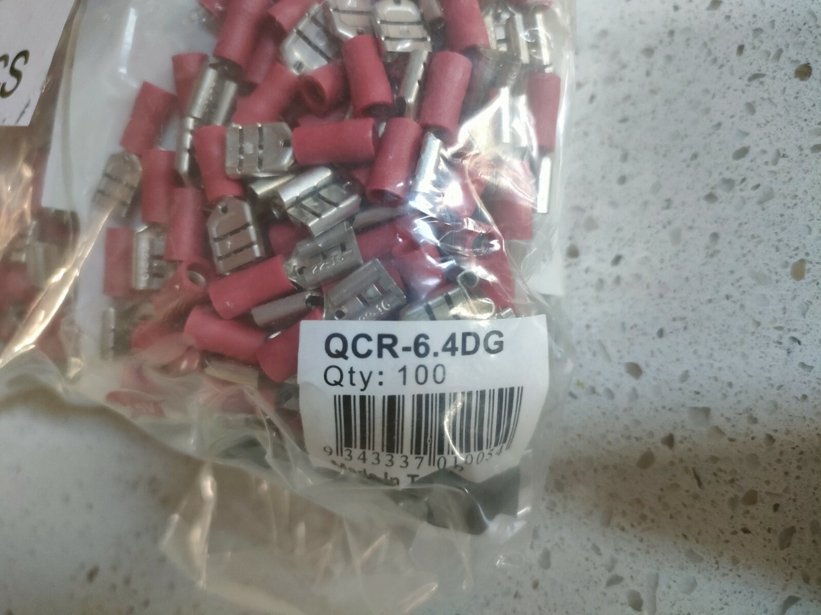 Quick Connector Red 415v x 2000 pcs - QCR 6.4DG Wire Connectors (20 ...