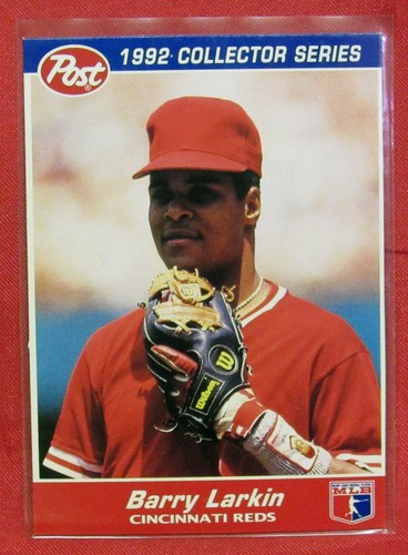 1992 Post Collectors Series - Barry Larkin - Cincinnati Reds - Card #23 ...
