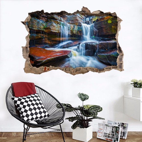 3D Waterfall 368 Wall Murals Stickers Decal breakthrough AJ WALLPAPER ...