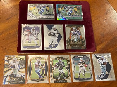 Ezekiel Elliott & Emmit Smith -10 card lot Prizm, Mosaic, Prizm Lot ...