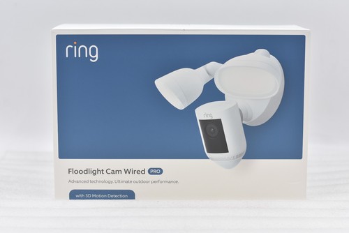 Ring Floodlight Cam Wired Pro w/ 3D Motion Detection - White | eBay