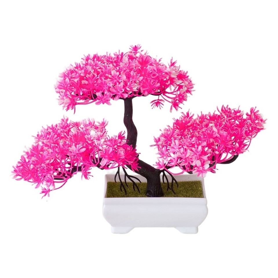 Faux Pine Tree Potted Plant 25x18 cm Small Artificial Tree for Store ...