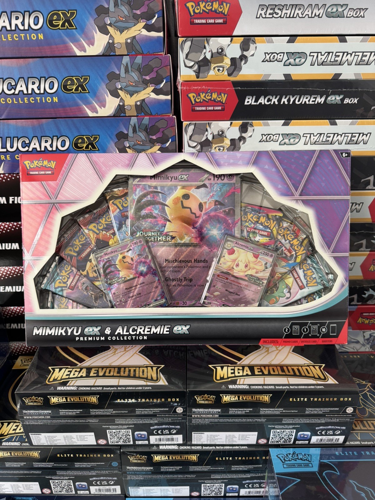 NEW Pokémon TCG: Mimikyu ex & Alcremie ex Premium Collection Box Ready ...