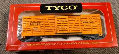 TYCO Missouri Pacific Stock Car T312A, Vintage HO Scale Model Train NIB ...
