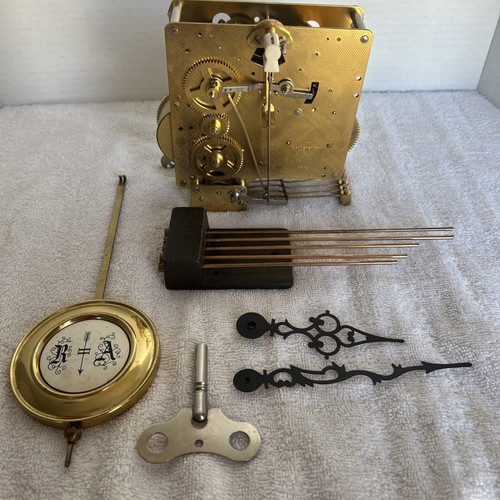 New Peter F Bollenbach German Clock Movement 351-020, Pendulum, key ...