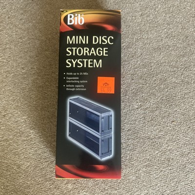 Bib Mini Disc Storage System – Holds 25 MDs – New & Sealed MiniDisc ...