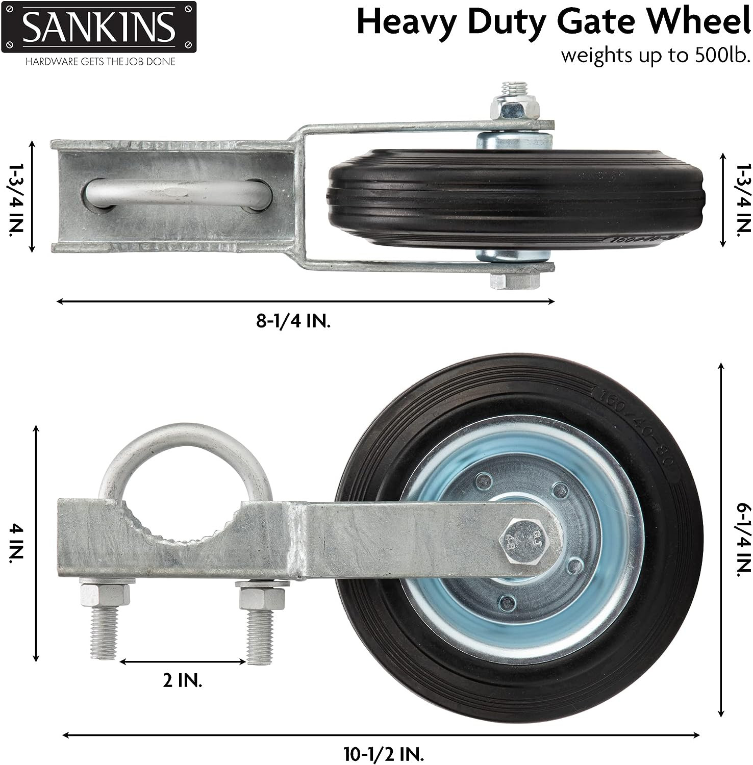 Gate Helper Wheel for Supporting Metal Swing | Grelly USA