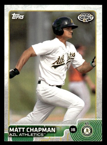 Matt Chapman 2015 Topps Pro Debut #146 AZL Athletics | eBay