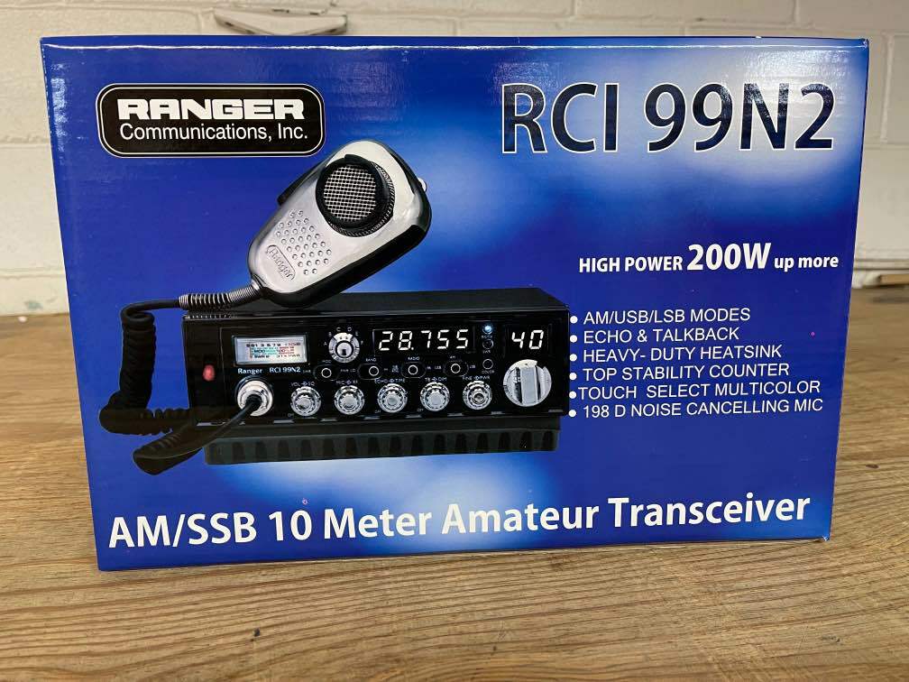 Ranger RCI-99N2 200 Watt SSB/AM 10 Meter Amateur Transceiver Radio ...